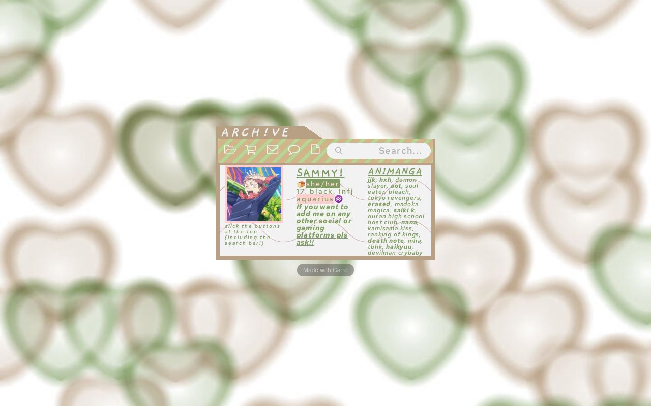 Sammy’s carrd (copy)